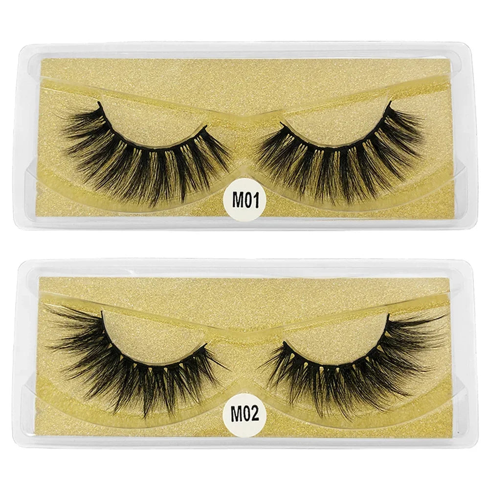 30 Pairs 3D Faux Mink Lashes - Wholesale Bulk Faux Mink Eyelashes ...